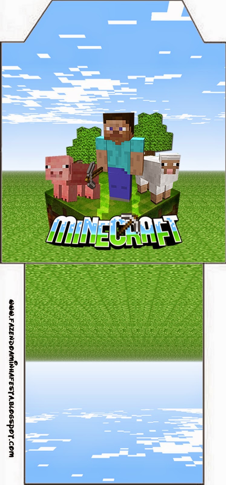 Minecraft: Invitaciones para Imprimir Gratis. - Ideas y material gratis ...