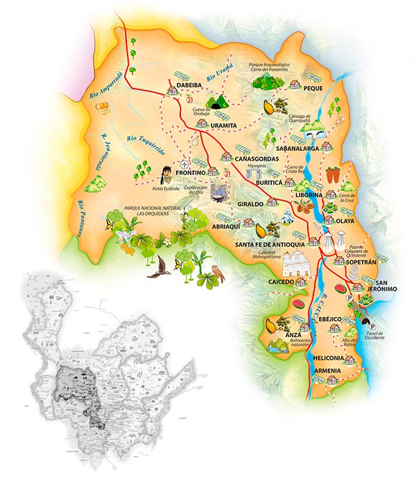 ANTIOQUIA UN LUGAR HERMOSO POR CONOCER: SUBREGION DE OCCIDENTE
