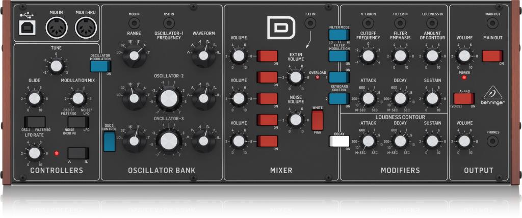 MATRIXSYNTH: New $400 Behringer Minimoog Model D - Renders, Initial ...