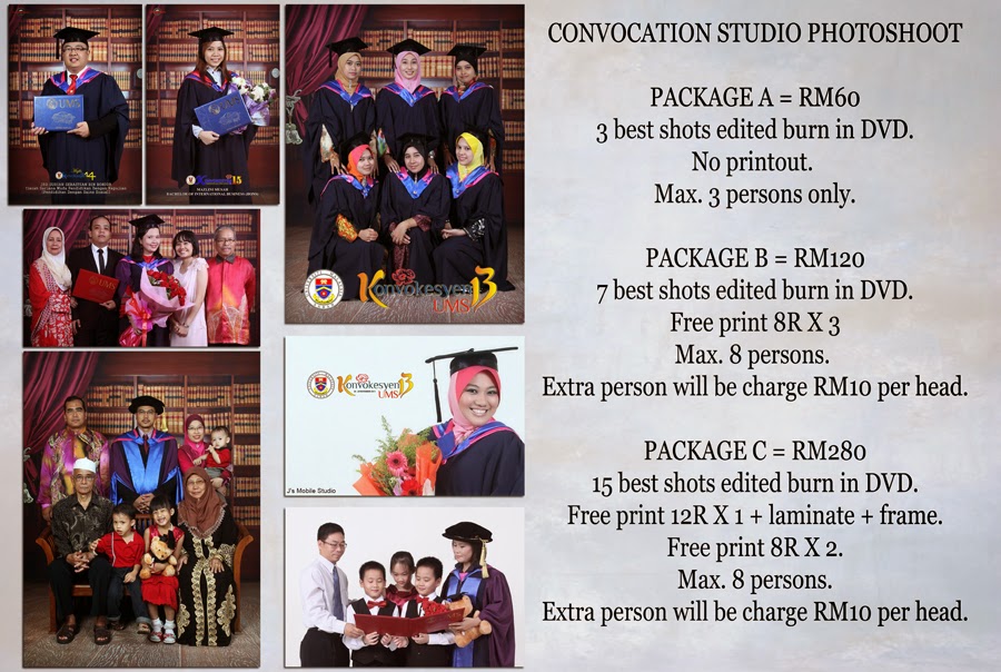 J's Mobile Studio: Convocation Package