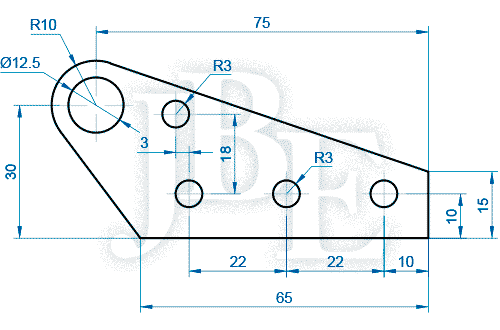 AutoCAD para todos: Ejercicio 10 - AutoCAD Básico (Video)