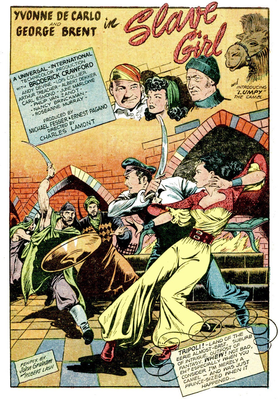 Pappys Golden Age Comics Blogzine Number 2212 Lily Munster Slave Girl