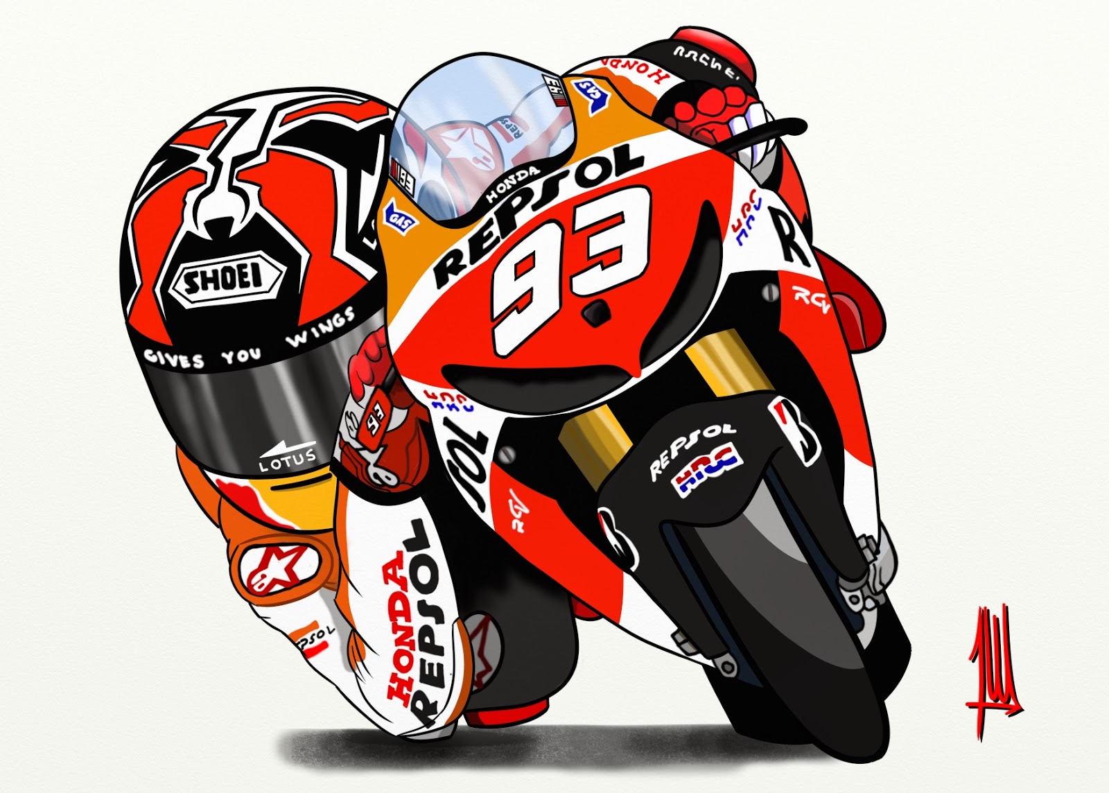 Moto GP - karikature