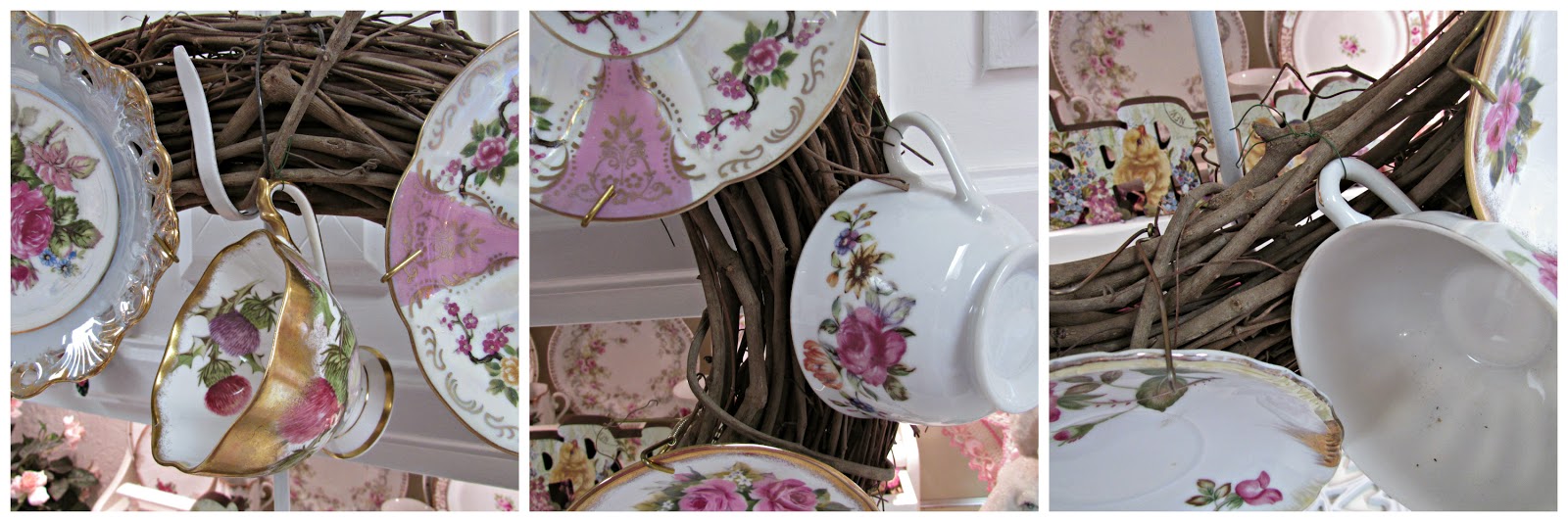 Penny's Vintage Home: How to Make a China Tea Cup Wreath