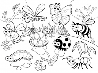 Cute Insect Coloring Pages For Kids Free Images - Best Coloring Pages ...