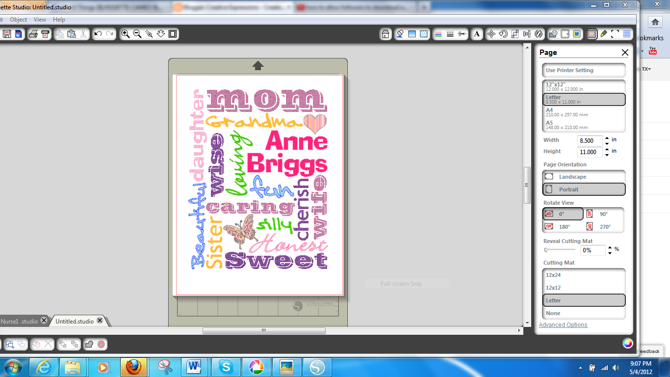 Creative Living with Christine: Mother's Day Subway Art