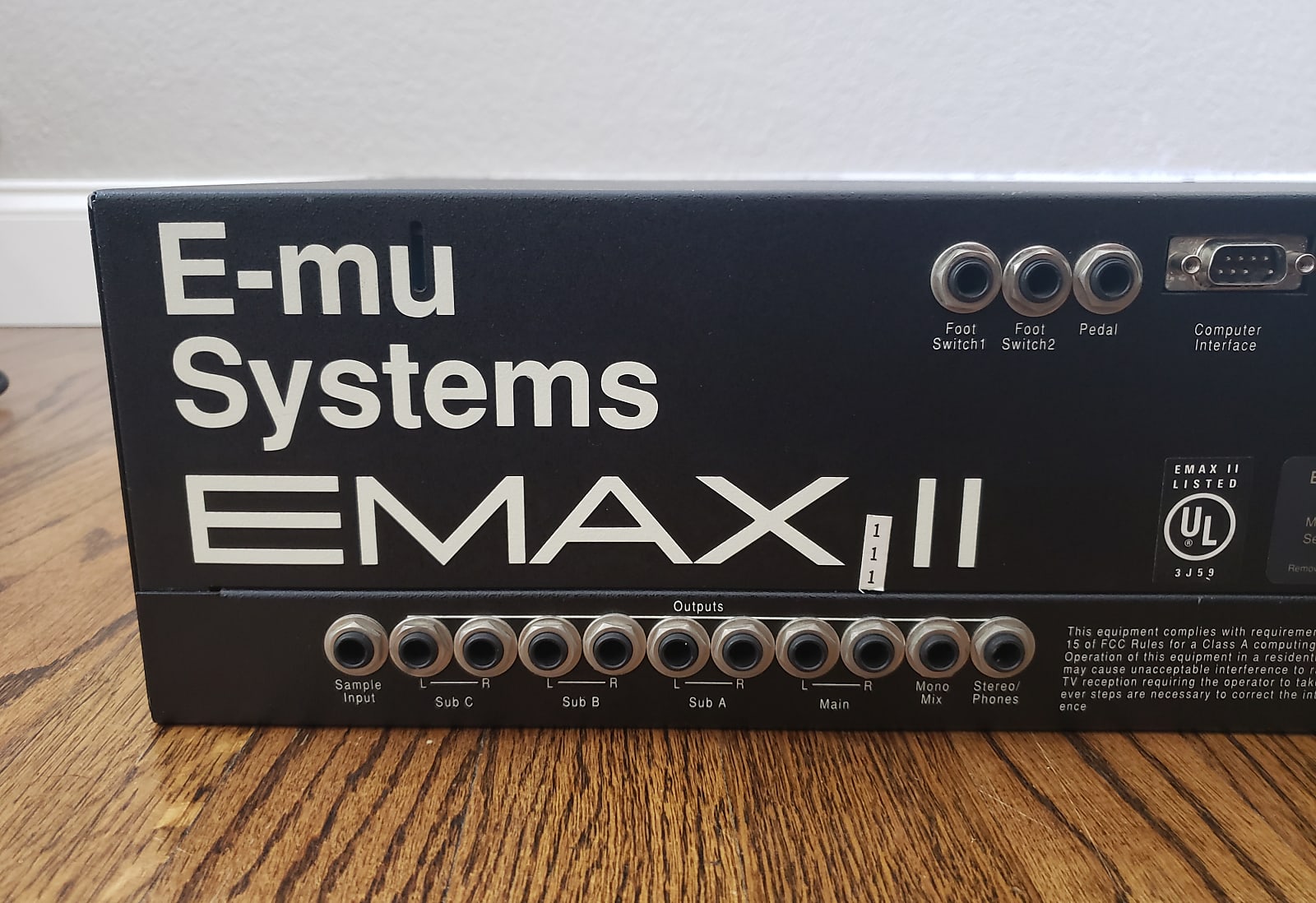 MATRIXSYNTH: E-MU Systems Emax II Rack