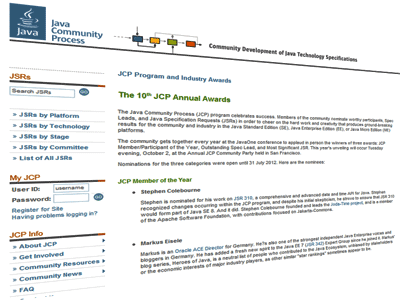 I am nominated for the 10th JCP Annual Awards - JCP Member of the Year