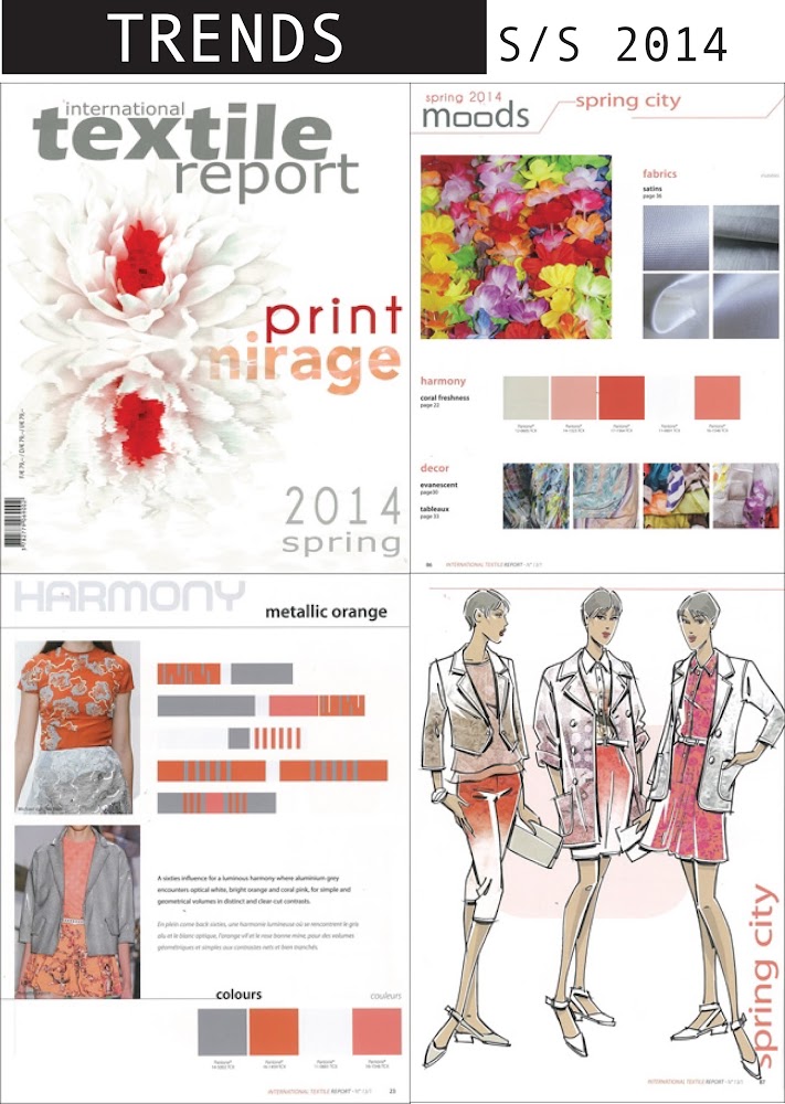 FASHION VIGNETTE: TRENDS// TEXTILE REPORT . S/S 2014