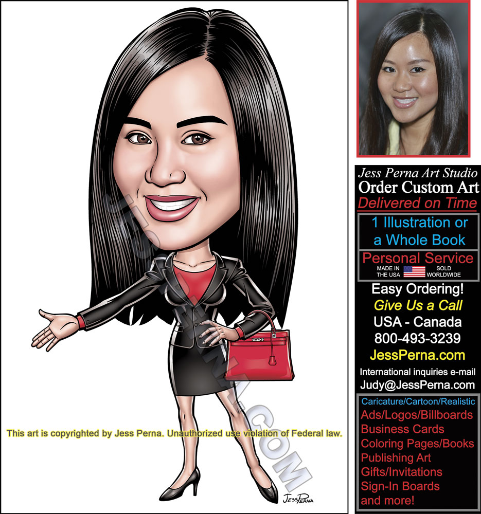 How to Order Ad Cartoons and Caricatures: Caricatures for Real Estate Signs