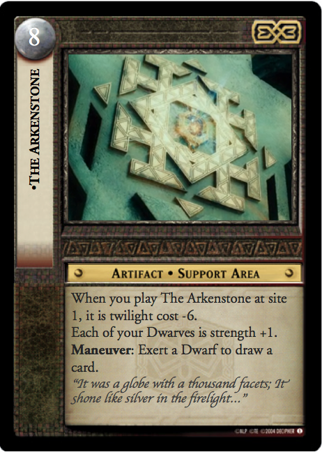The Lord of the Rings TCG Blog: The Arkenstone