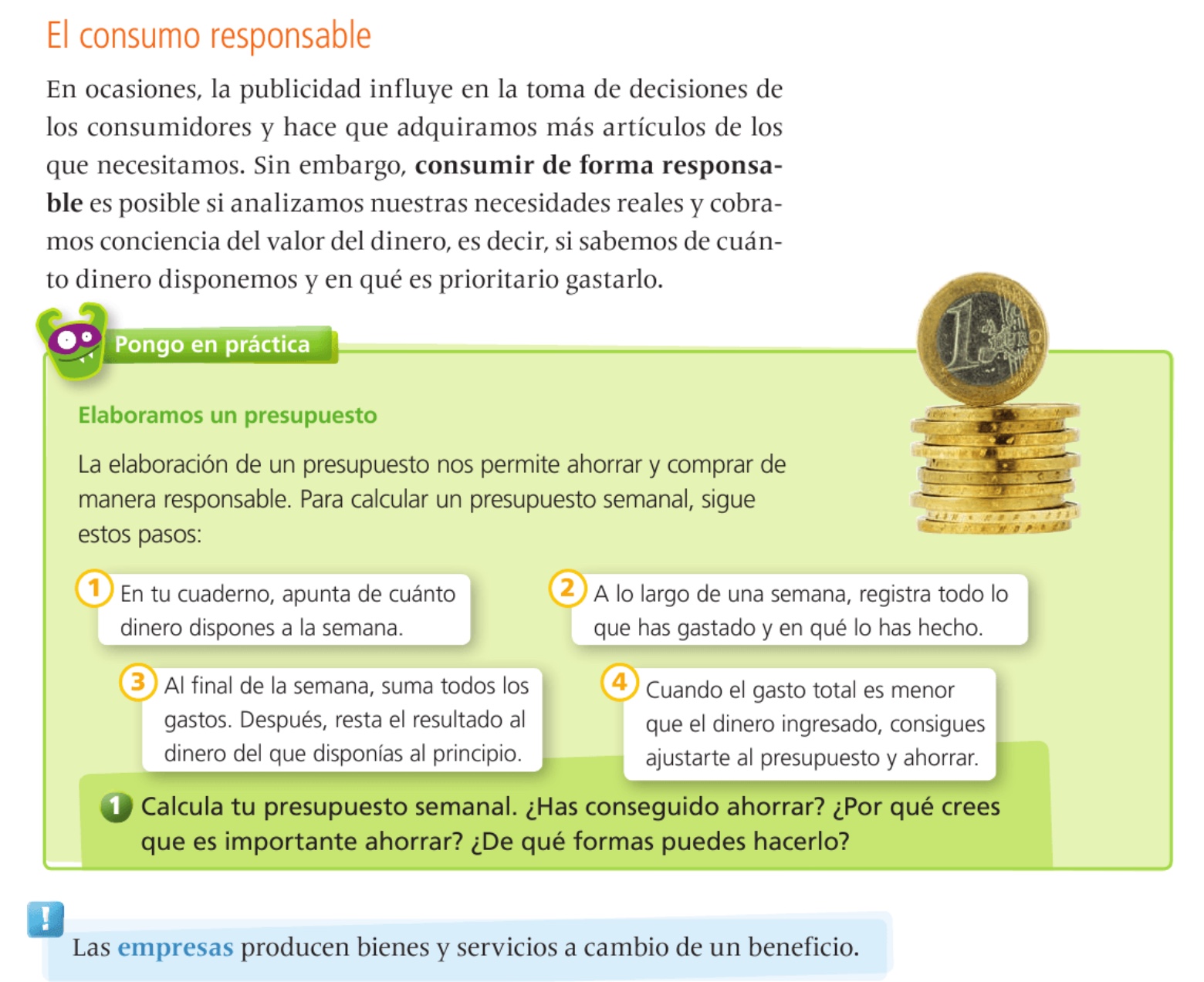 COLEGIO DE CHERIN : Consumo responsable