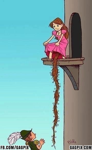 Free Images - Free Photos - Just For Fun: funny rapunzel
