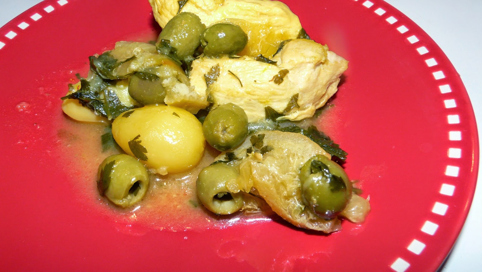 Tajine de Poulet aux citrons beldi / confits