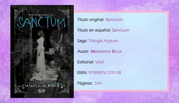 Bookworm: a Marauder in Bookland: Reseña: Sanctum - Madeleine Roux
