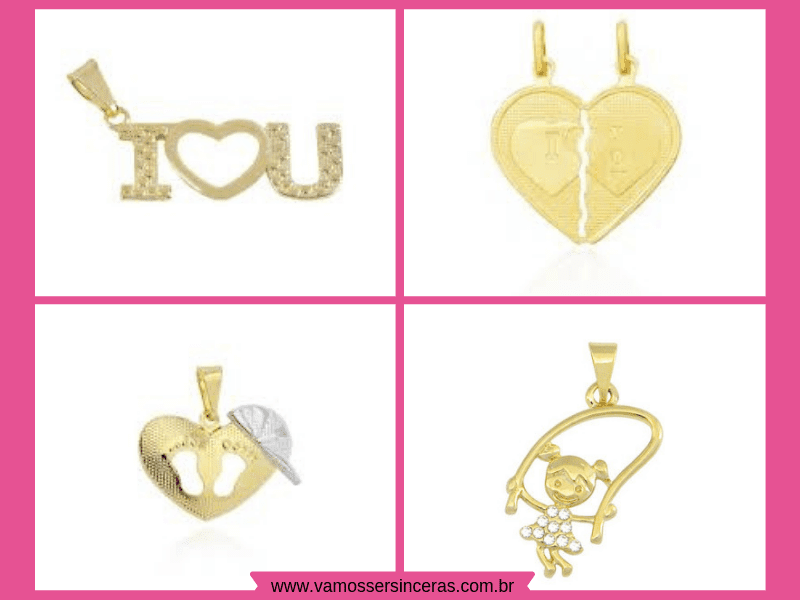 Dicas de Pingentes para usar e Presentear - Vamos ser Sinceras