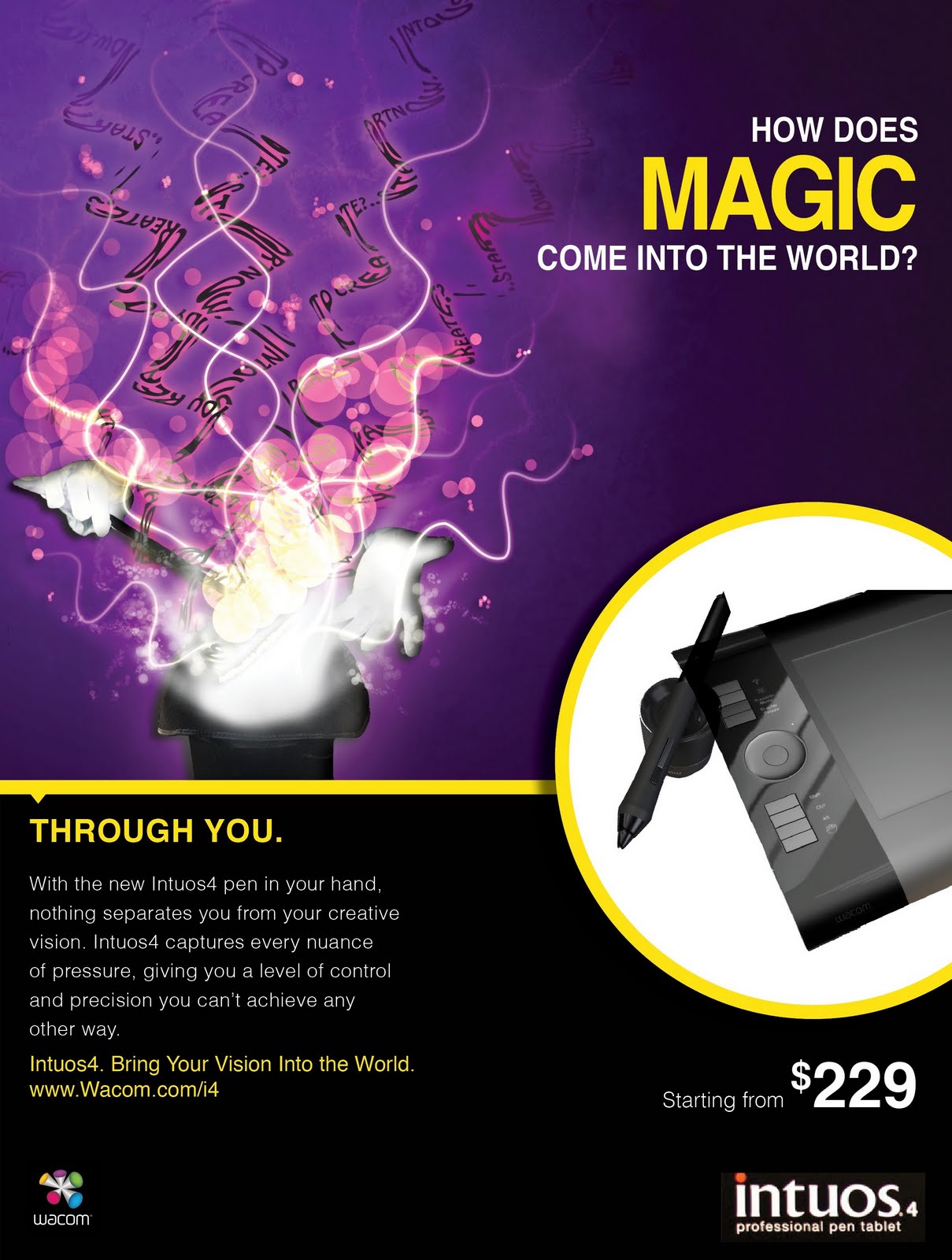 Speiginer Alysse: Wacom Advertisement