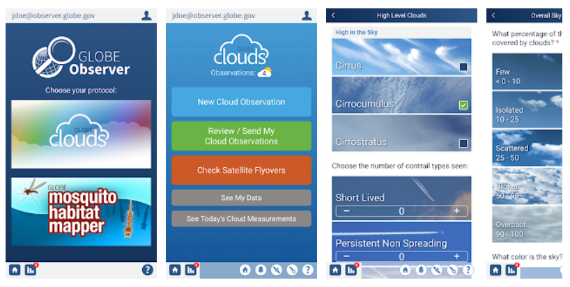 GLOBE Observer, Capture skies, cloud Image for helping Nasa validate ...