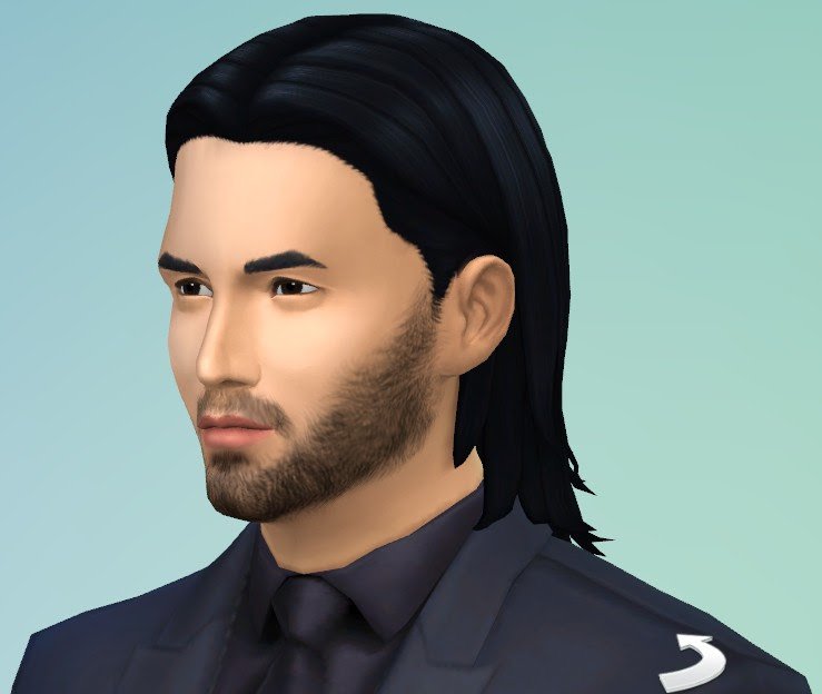 My Sims 4 CAS - Keanu Reeves (John Wick) - Imagination Sims 4 CAS