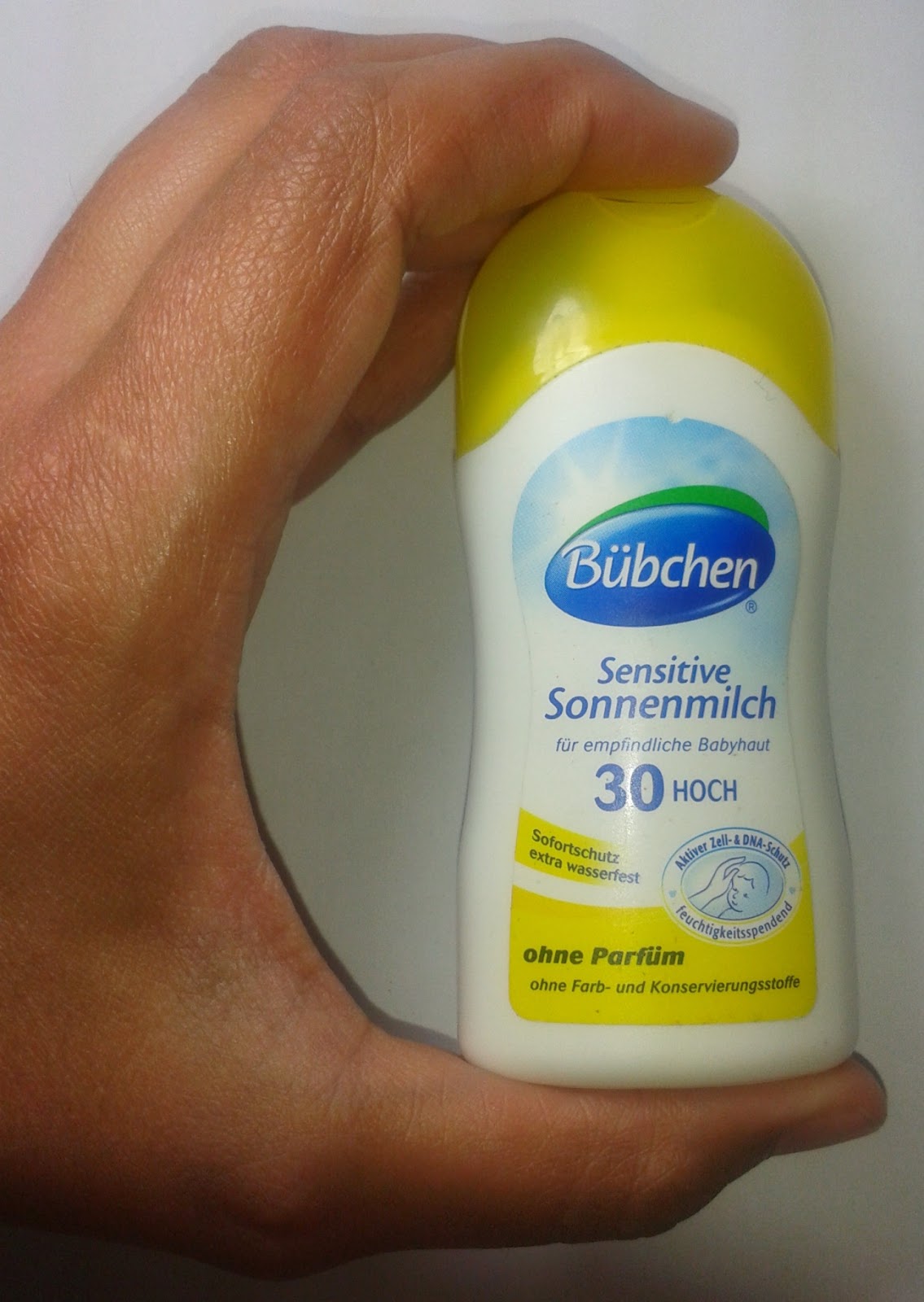Miniaturas de Cosméticos e Amenities: Bübchen sensitive sonnenmilch 30 HOCH - 50 ml
