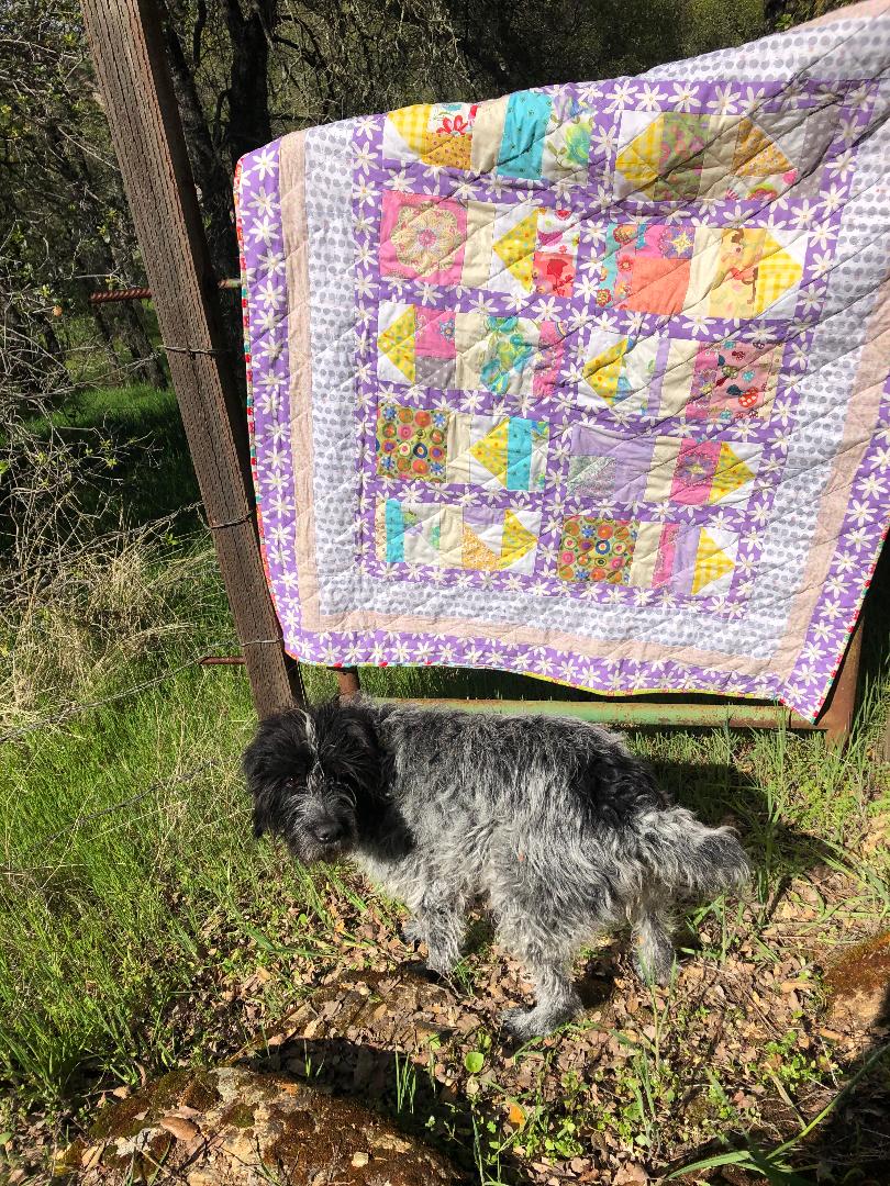 Thrift Shop Commando: Doodle Quilt Done