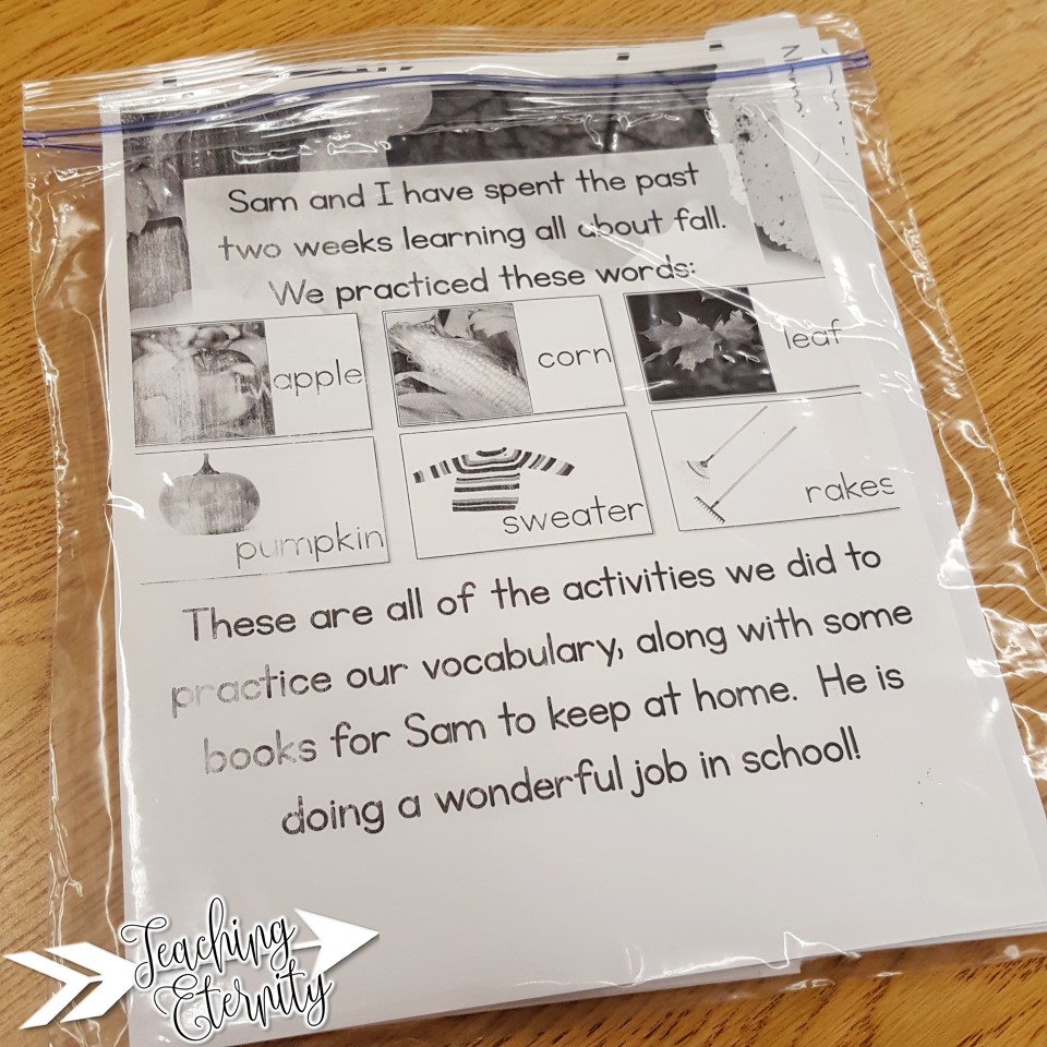 Fall Vocabulary Unit: The Reality | Teaching Eternity