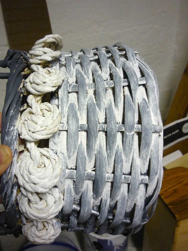 Green Willow Pond: Pretty Rosette Basket And Another Craft Room Update