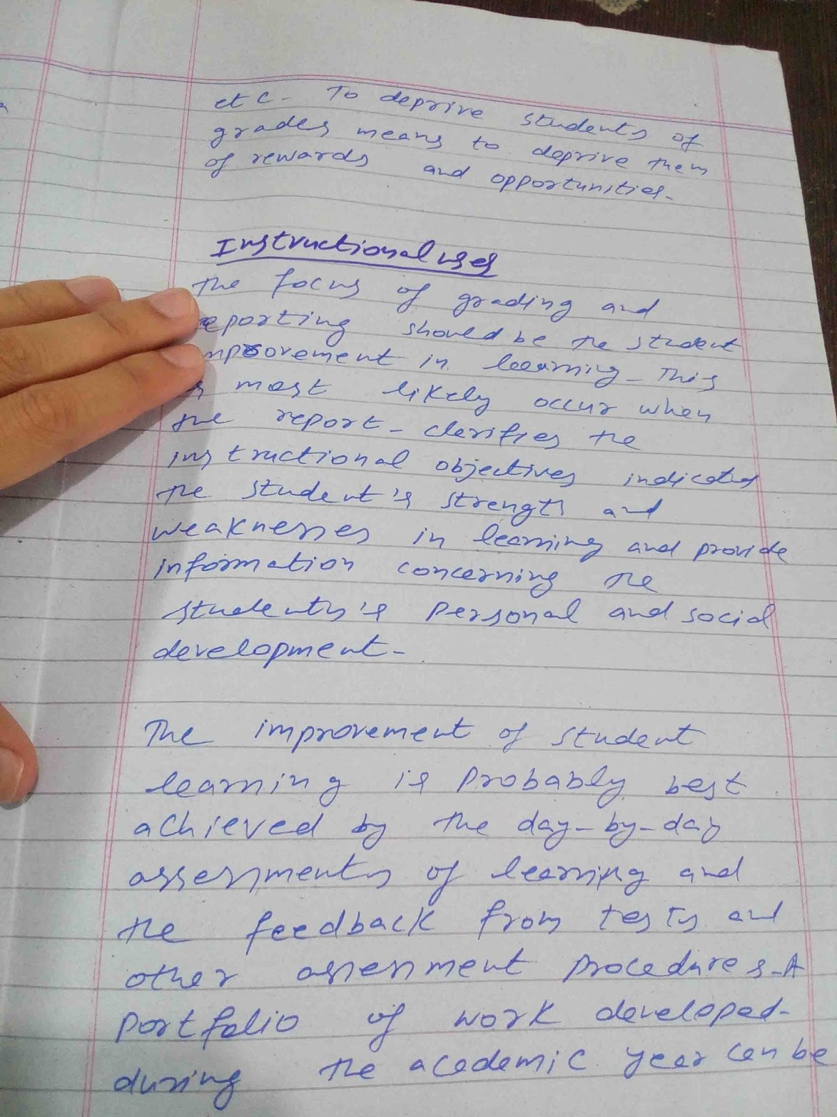 B.ed Handwritten Solved Assignments code 8602 free Download