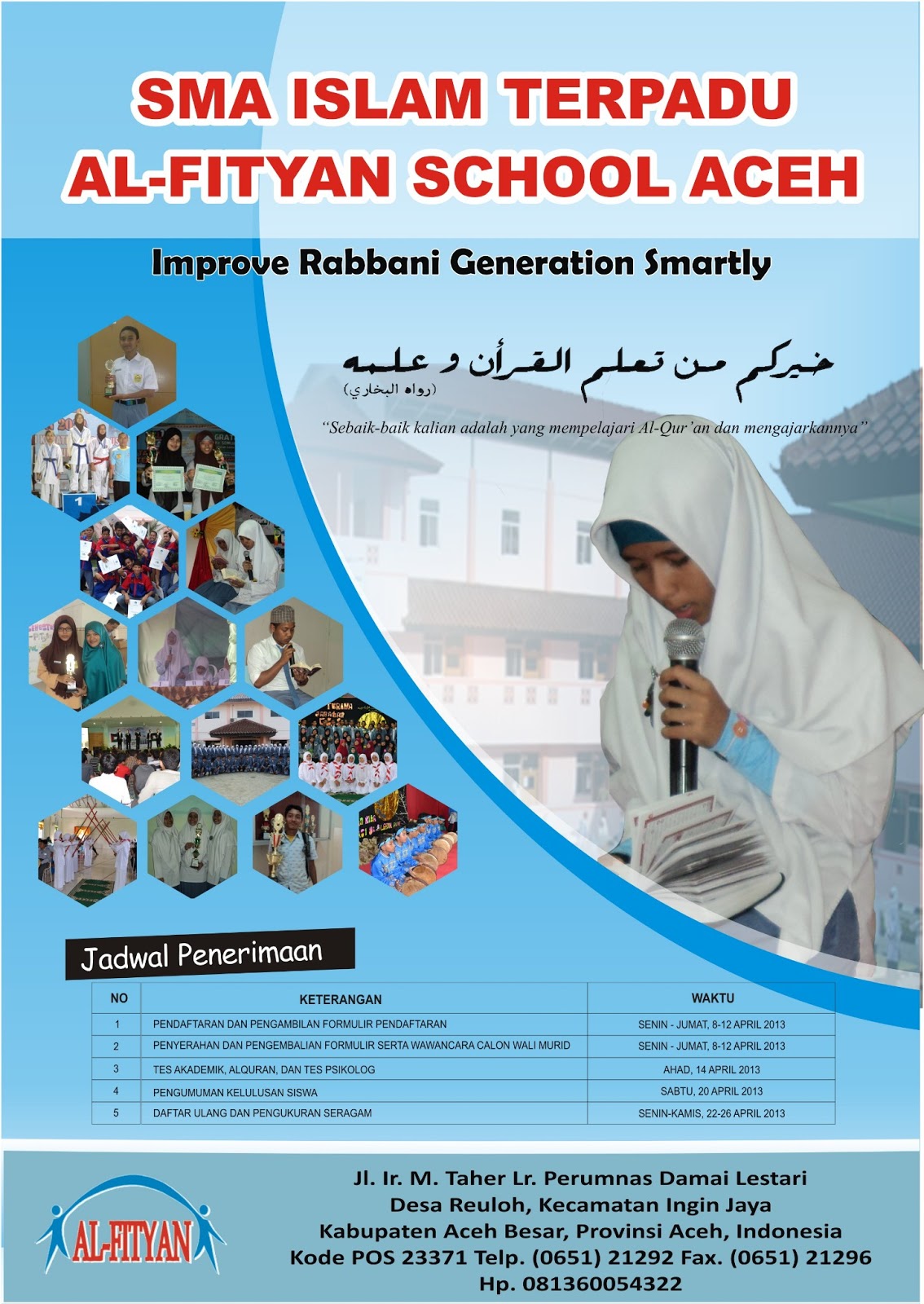Al-Fityan School Aceh Menerima Peserta Didik Baru T.A 2013/2014