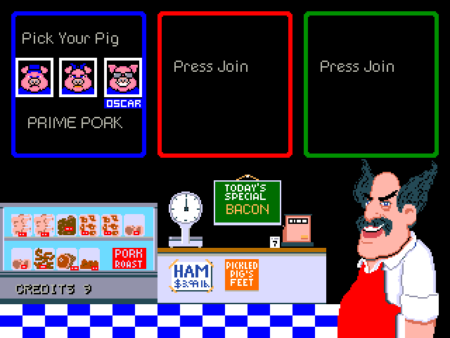 VGJUNK: PIG OUT: DINE LIKE A SWINE (ARCADE)