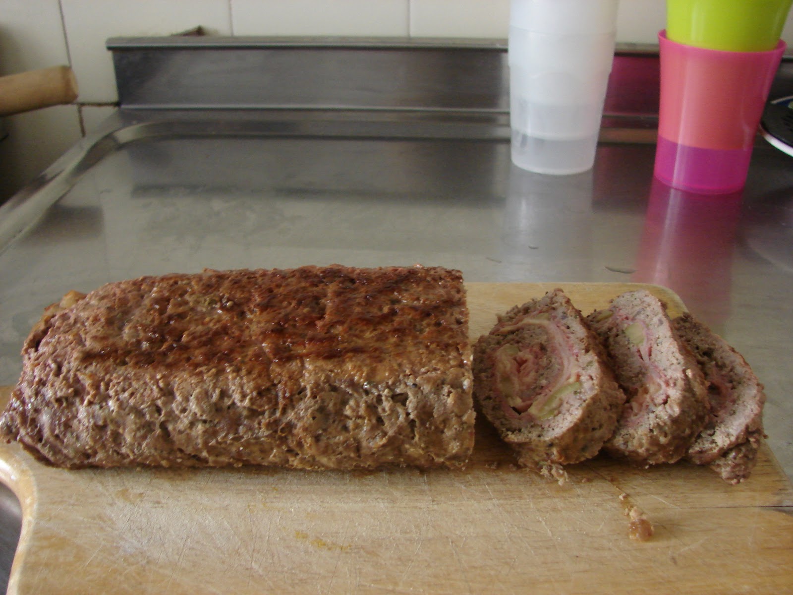 que hay de rico?: Arrollado de carne picada