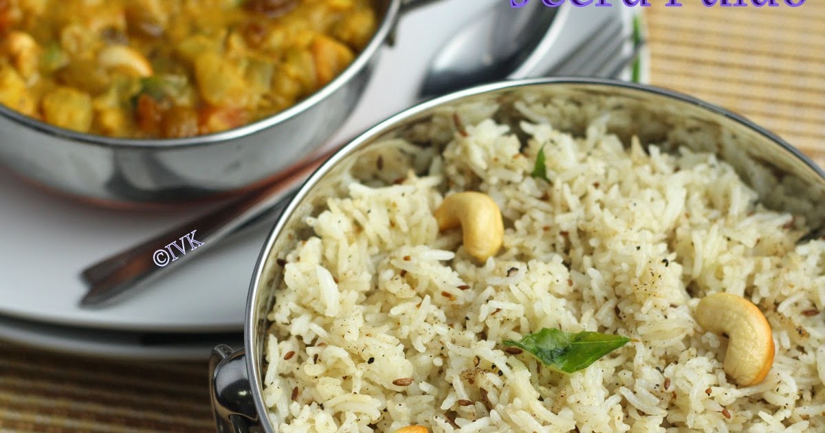 IndianVegKitchen: Jeera Pulao | Jeera Rice Rice | Under 30mins Recipe