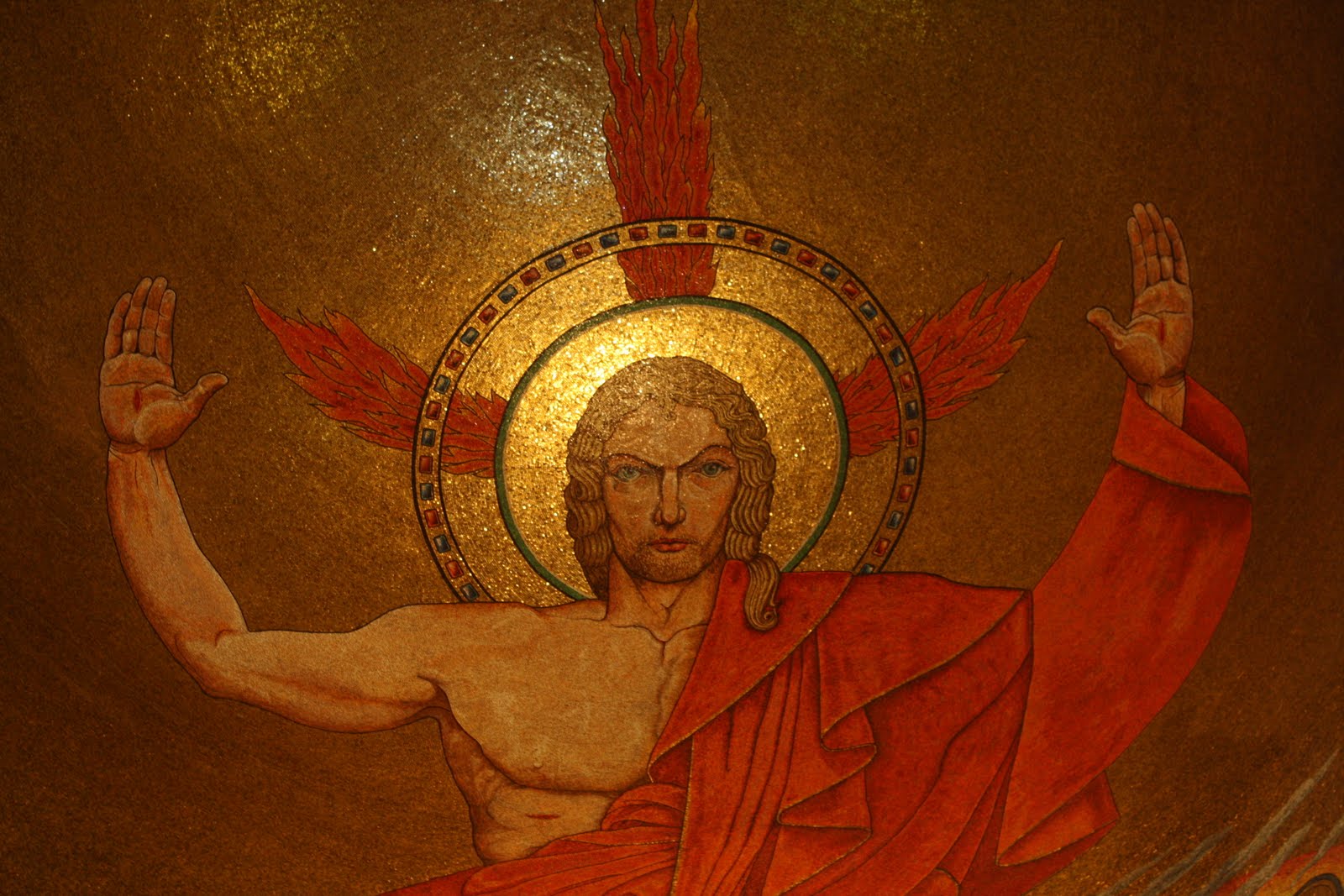 skryfblok: Thoughts on the "Christ in Majesty" Mosaic by Jan Henryk de ...