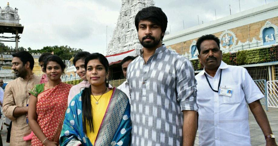 TIRUMALA INFORMATION: Actor kalyan dev | Srija | Tirumala visit| | Mega ...