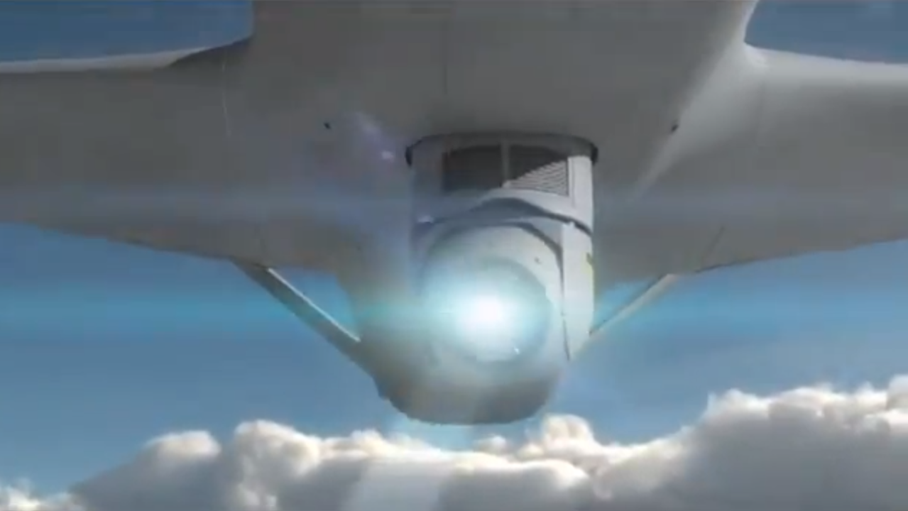 Drones armed with anti-laser lasers that trick controls of enemy lasers ...