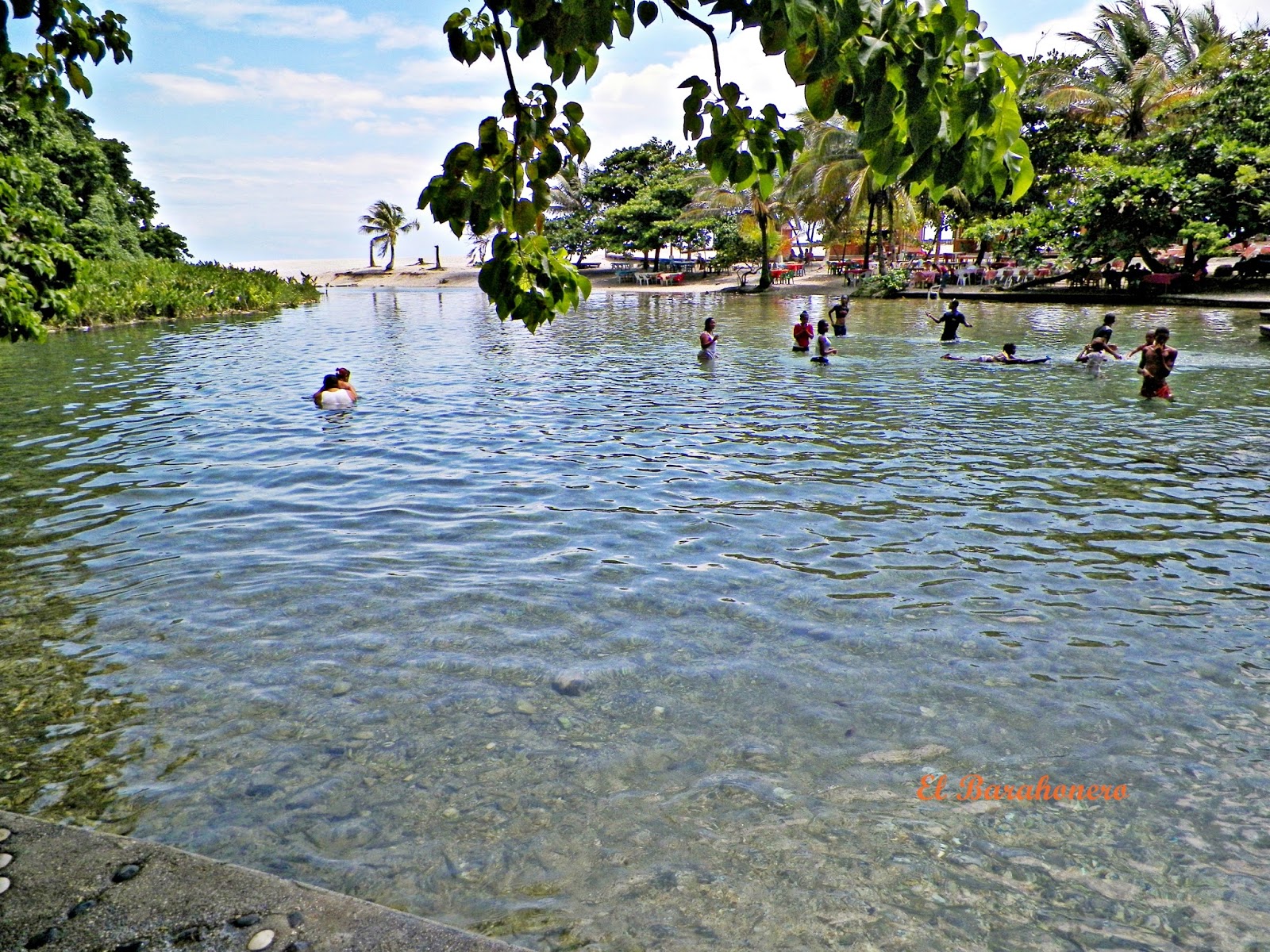 Preciosa foto del balneario Los Patos, Paraíso, Barahona, República ...