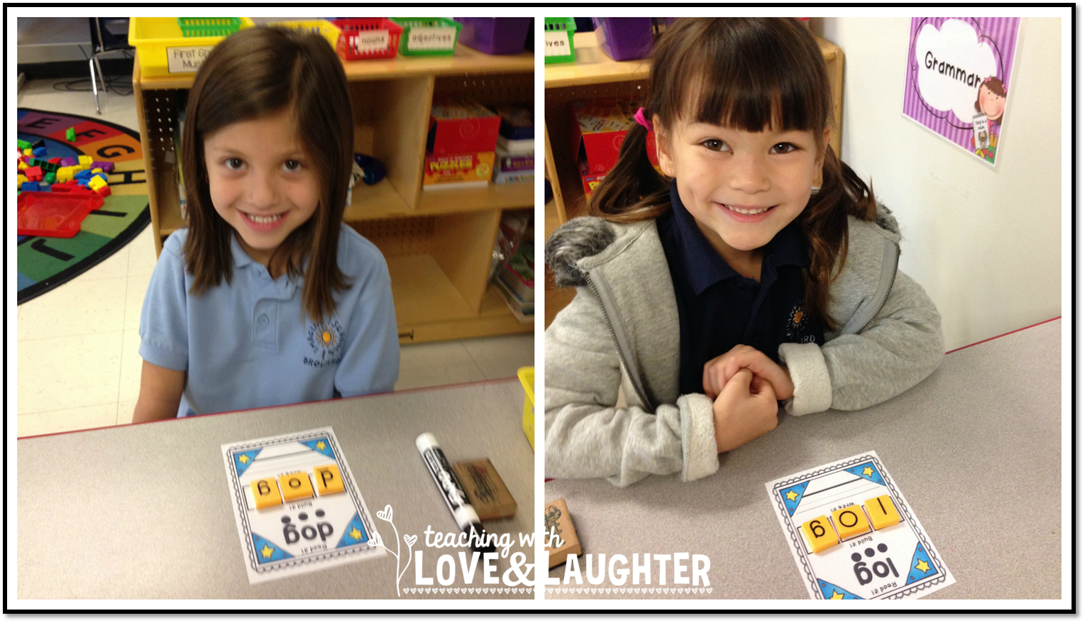 Teaching With Love and Laughter: CVC Words {Read it! Build it! Write it!}