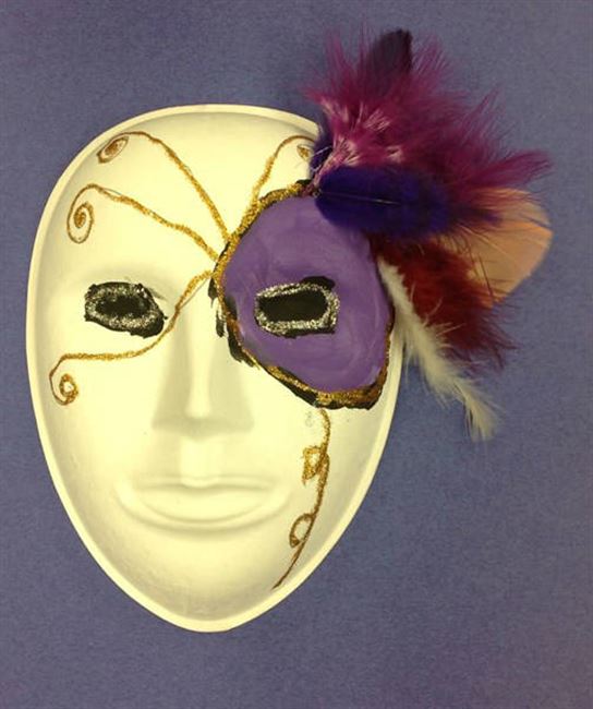 Tales from the Traveling Art Teacher!: Masks with 5th Grade