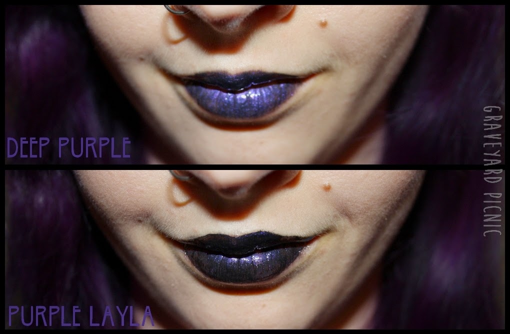 Graveyard Picnic: REVIEW: Fierce Magenta Lip Products
