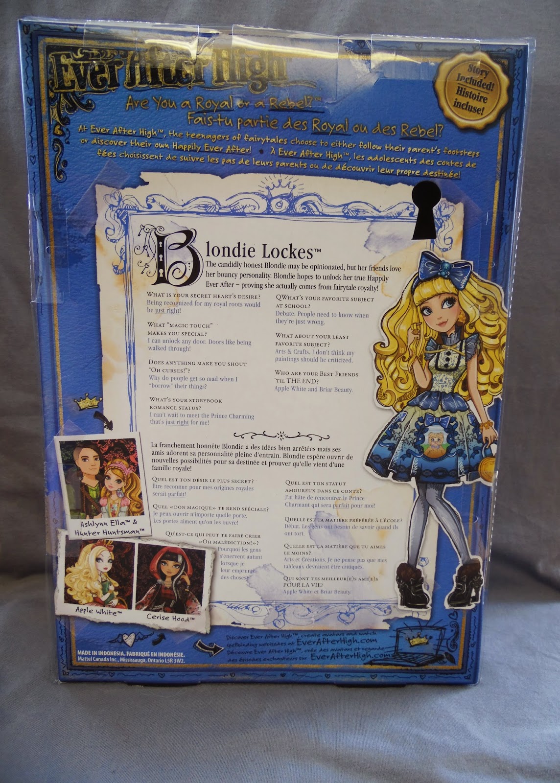 Ever After High Blondie Locks