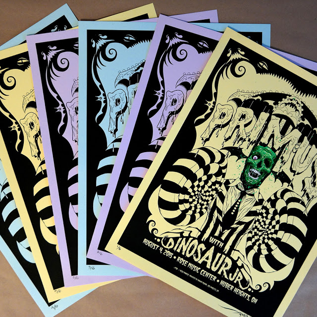 INSIDE THE ROCK POSTER FRAME BLOG: Alex Pardee Primus Huber Heights ...
