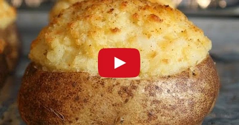 Twice Baked Potatoes -- How to Make Fancy Stuffed Potatoes - Must Watch ...