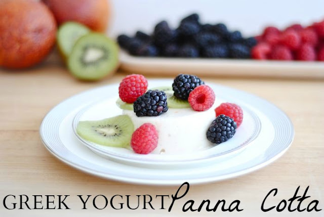 Greek Yogurt Panna Cotta • Honey We're Home