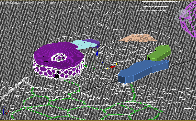 Architecture As Living Organism: conceptual massing
