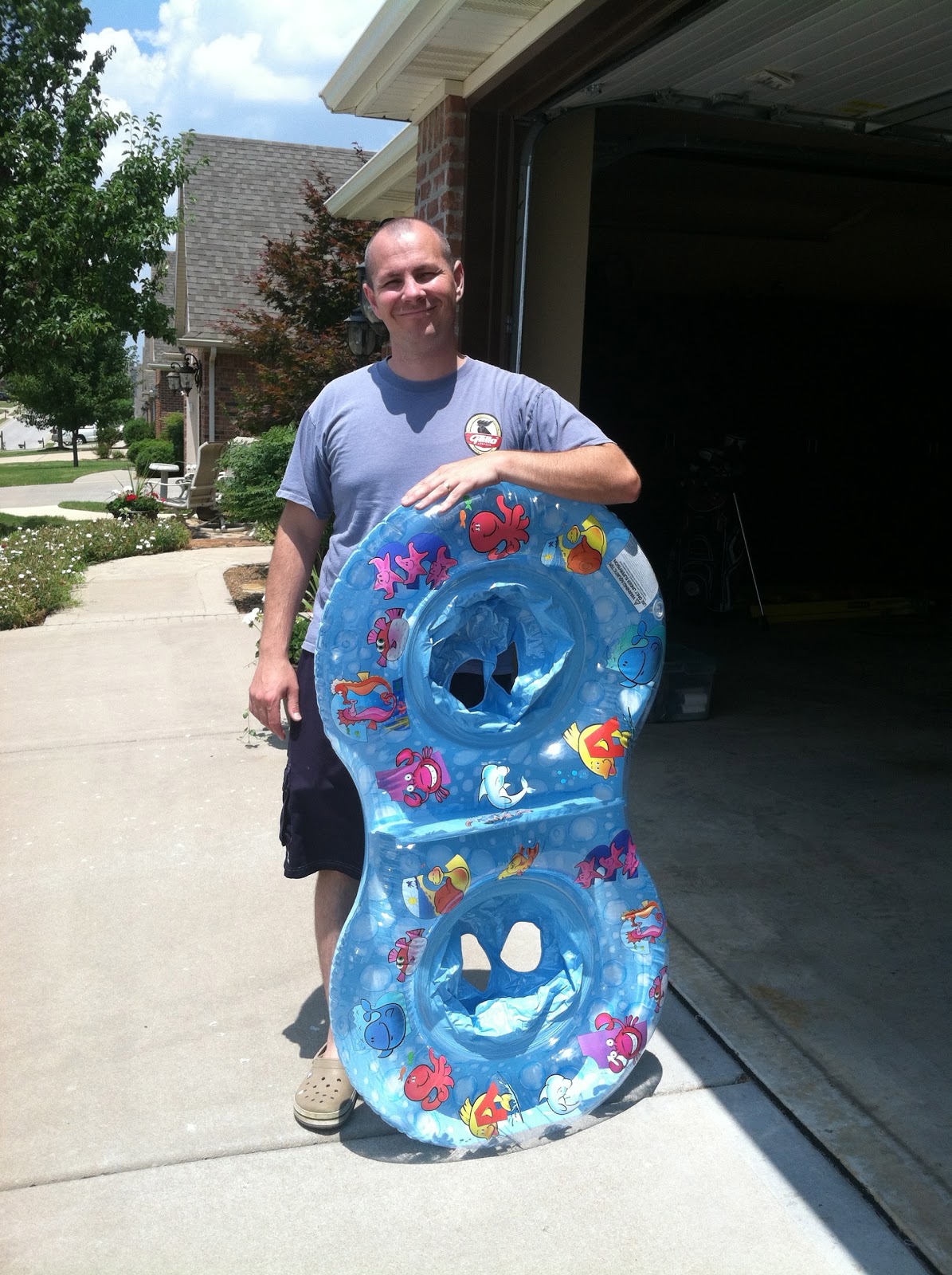 Little House in the Ozarks: Baby Product Review: Duo Splash Float