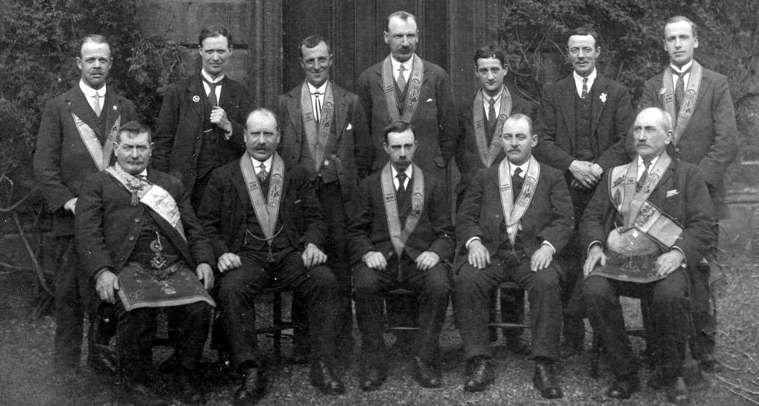 Tour Scotland: Old Photograph Of Freemasons Leith Scotland