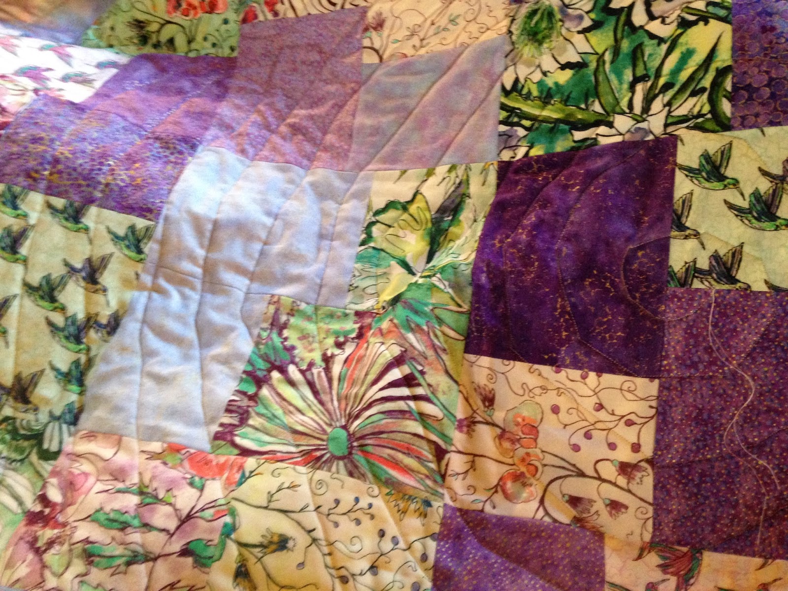 Sillicat Quilting: Purple Quilt