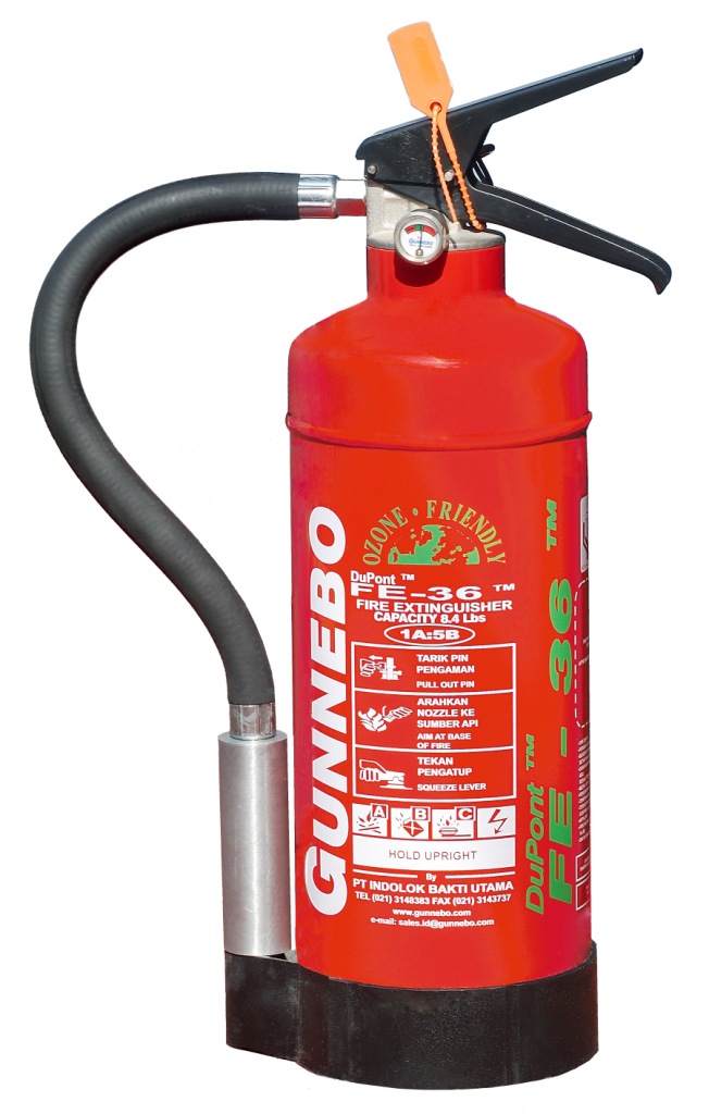 Fire Extinguisher GUNNEBO FE-36 Clean Agent - PT. INDOLOK BAKTI UTAMA ...