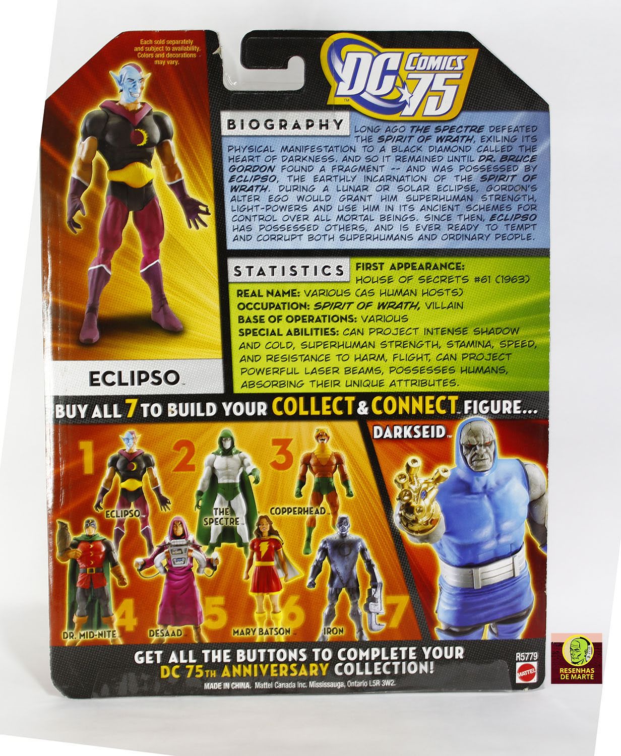 Resenhas de Marte: DC Universe Classics Wave 12 Eclipso Mattel