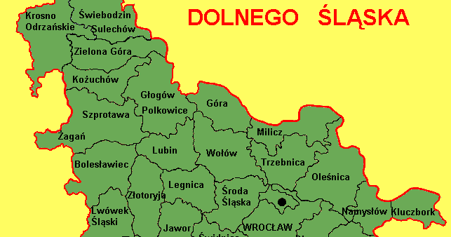 14 województw: Historyczne granice Dolnego Śląska